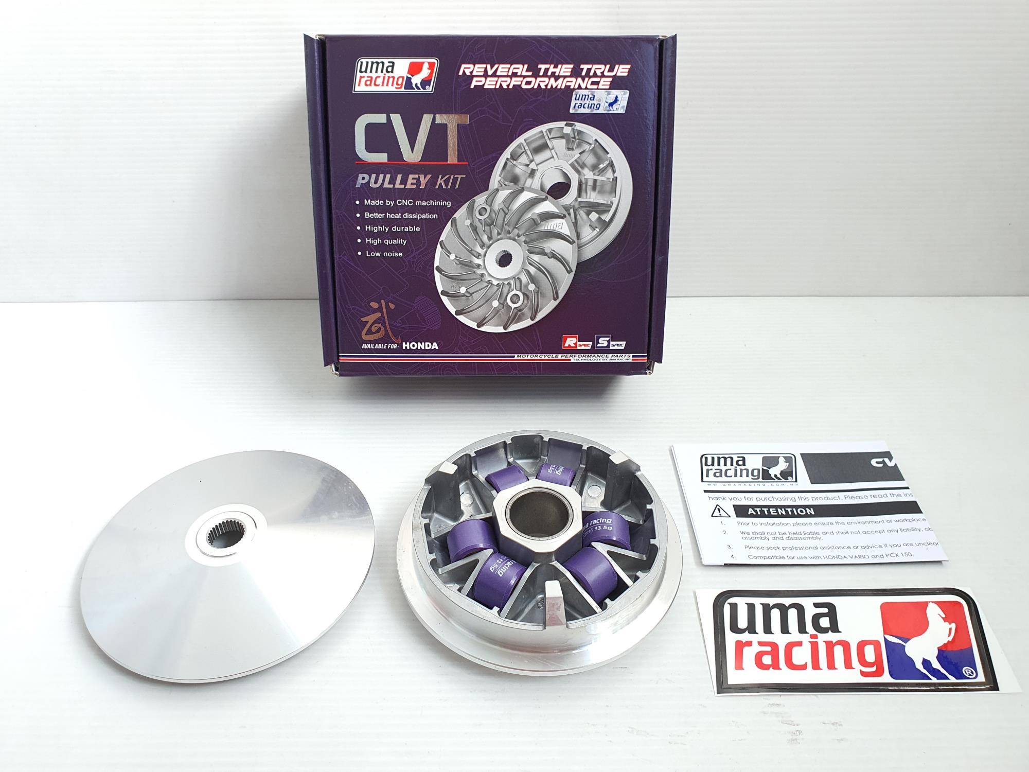 FRONT PULLEY SET DRIVE FACE – VARIO (WITH ROLLER)(UMA RACING)