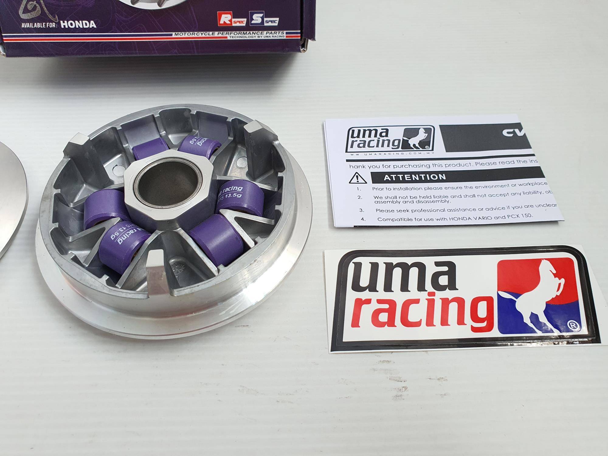 FRONT PULLEY SET DRIVE FACE – VARIO (WITH ROLLER)(UMA RACING)