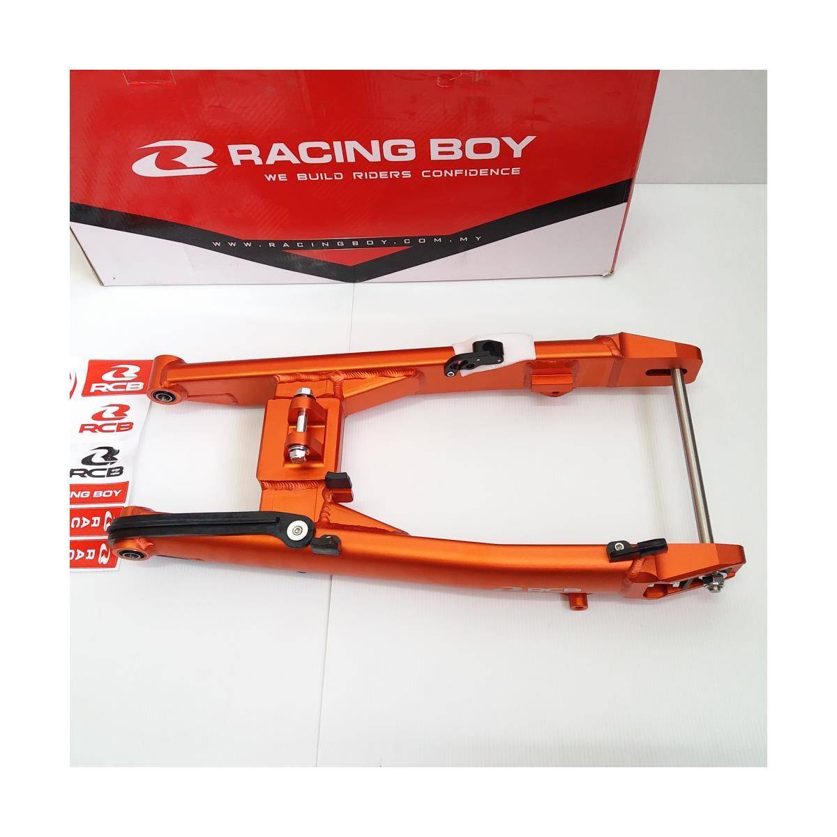 SWING ARM ALLOY – RS150 (NORMAL)(ORANGE)(RACING BOY)